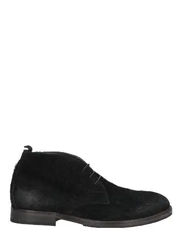 Moma Leather Ankle Boots - Black