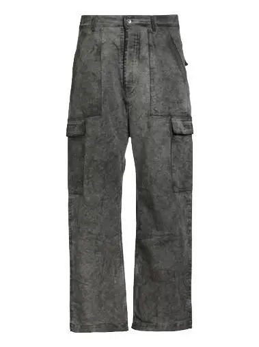 Rick Owens Flannel Cargo Pants - Grey