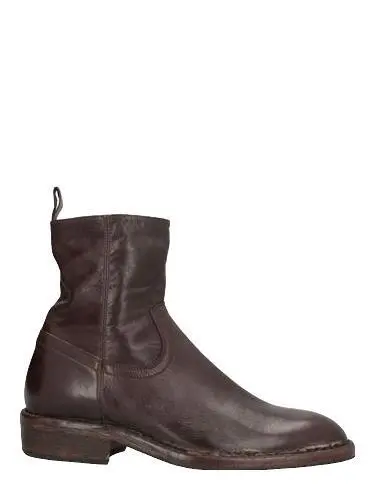 Moma Ankle Boots In Calfskin - Brown