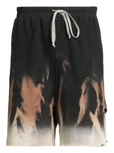Rick Owens Cotton Fleece Casual Shorts - Black