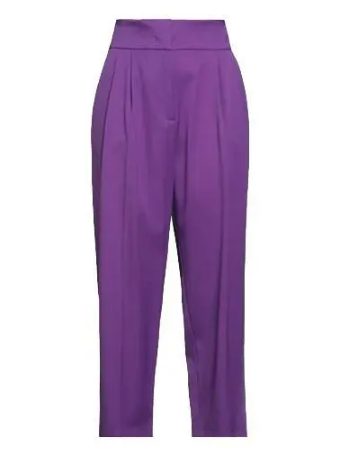 Fabiana Filippi Tapered Virgin Wool Pants - Purple