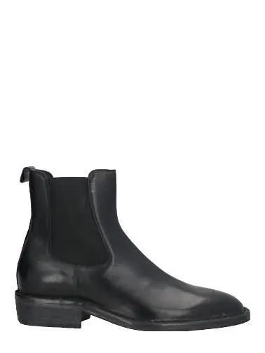 Moma Ankle Leather Chelsea Boots - Black