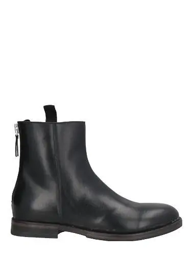 Moma Calfskin Ankle Boots - Black