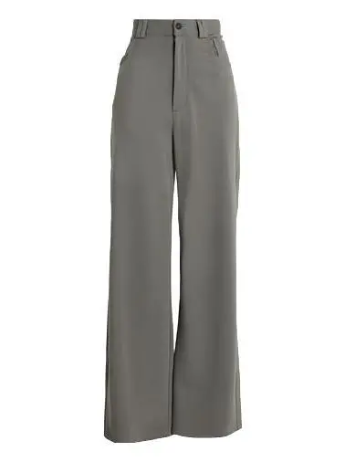 Fabiana Filippi Wide-leg High-waisted Trousers - Grey