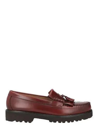 WEEJUNS® BY G.H. BASS & CO Glossed-leather Loafers - Red