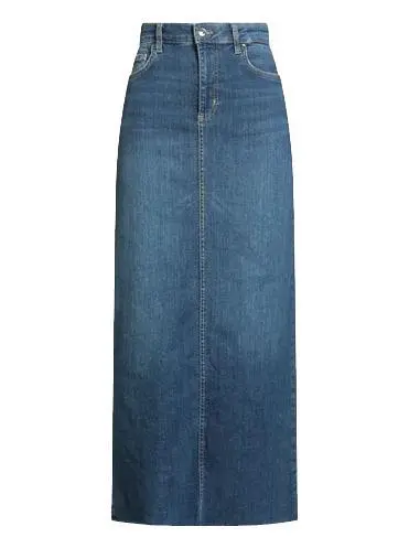 LIU •JO Flared Denim Skirt - Blue