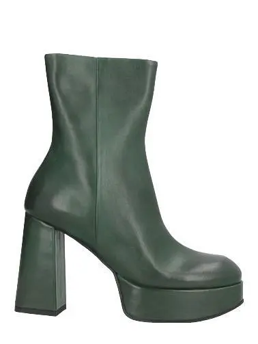 IXOS Leather Ankle Boots - Green