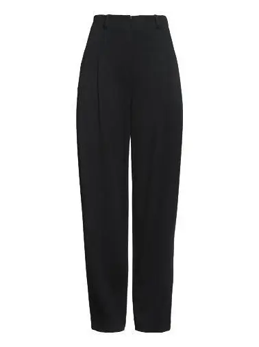 Emporio Armani Straight-leg Jersey Trousers - Black
