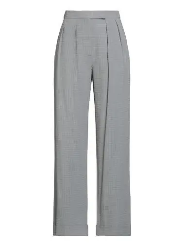 Emporio Armani Wide-leg Crepe Pants - Grey