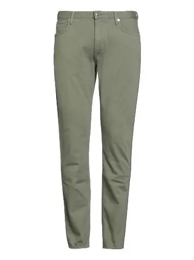 Emporio Armani Cotton-elastane Military Jeans - Green