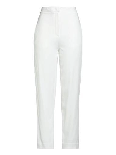 Emporio Armani Tapered Viscose-blend Pants - Ivory