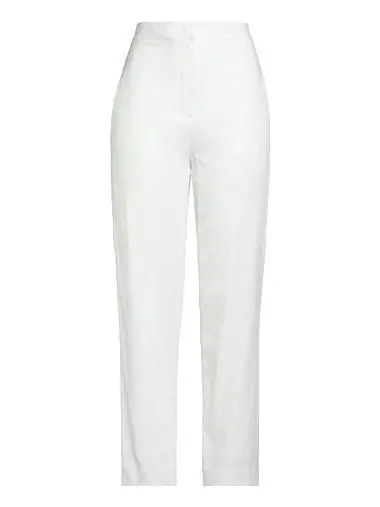 Emporio Armani Tapered Viscose-blend Pants - White