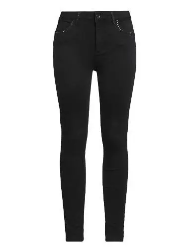 LIU •JO X Isko Jeans In Cotton Blend With Appliqués - Black