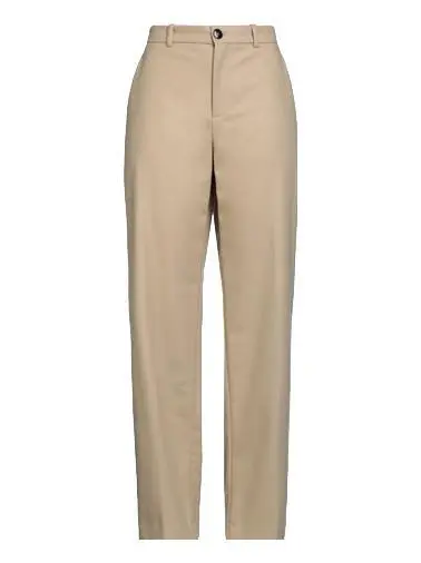 CIRCOLO 1901 Straight-leg Virgin Wool Trousers - Beige