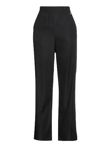 Liu Jo Wide-leg Viscose-polyester Pants - Black