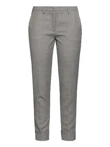 Fabiana Filippi Houndstooth Virgin Wool Tapered Pants - Grey