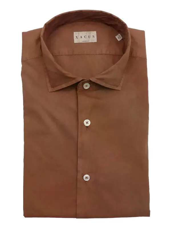XACUS Cotton Shirt - Brown