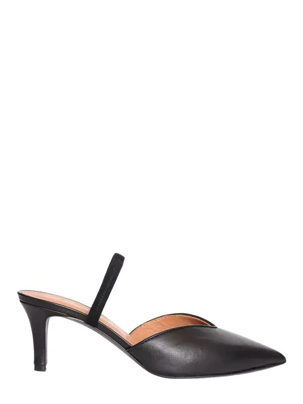 VIA ROMA 15 Pointed-toe Slingback Pumps - Black