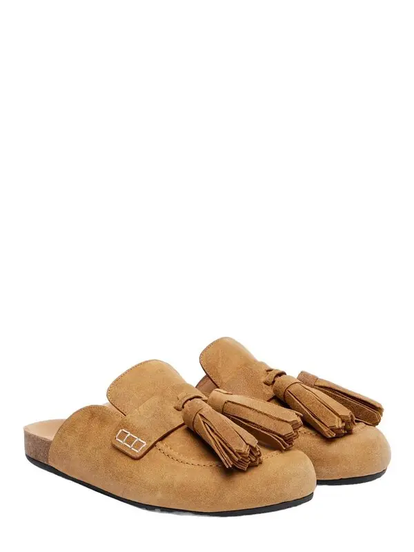 JW Anderson Suede Mules - Brown