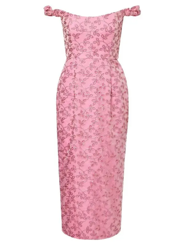 MARKARIAN Amina Sequined Midi Dress - Pink