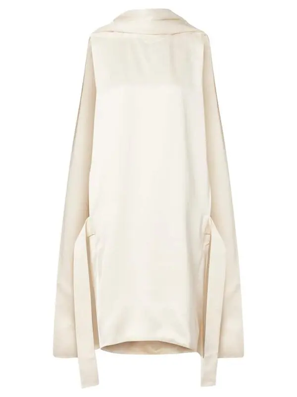TOTÊME - Cocoon Deconstructed Satin Minidress