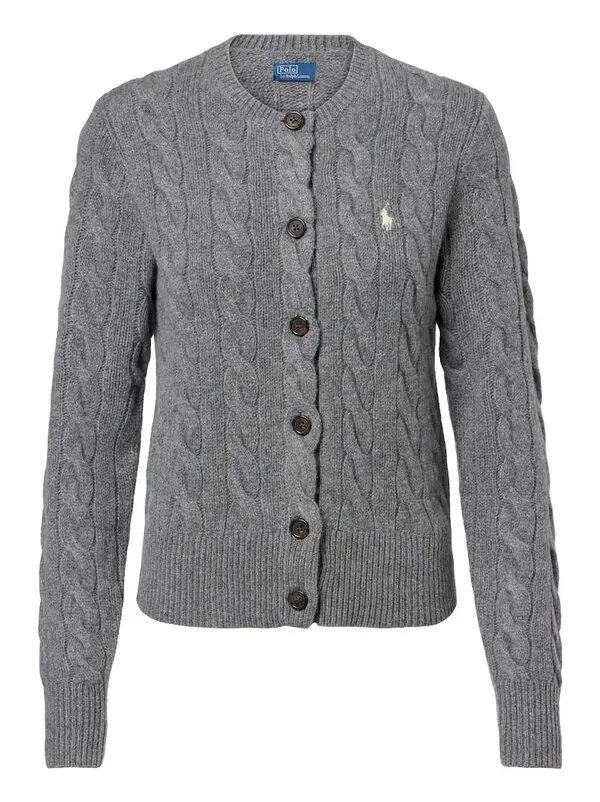 Polo Ralph Lauren Cable-knit Cardigan - Grey