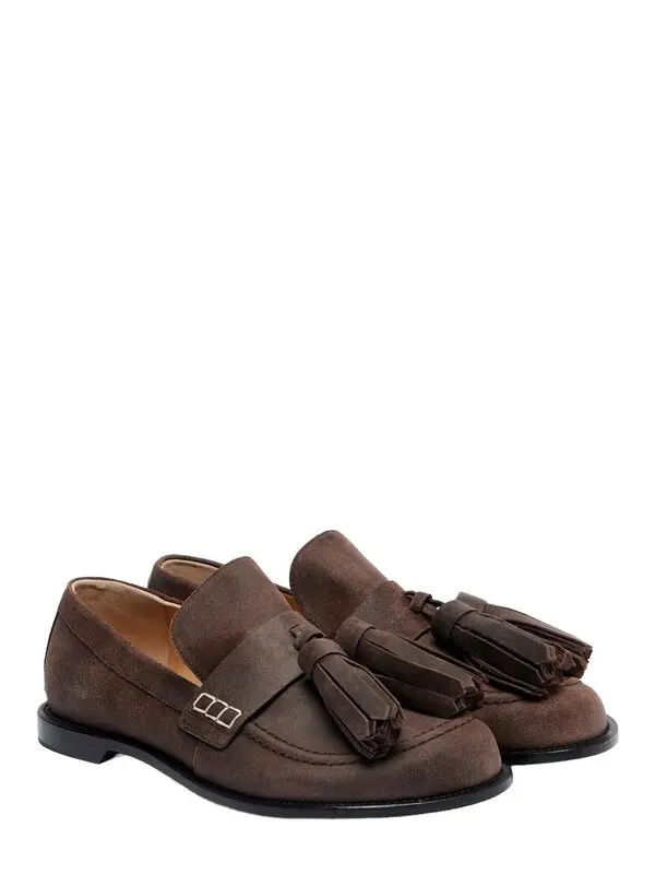 JW Anderson Suede Loafers - Brown
