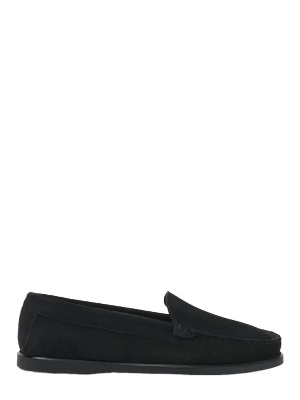SAMAN AMEL City Suede Loafers - Black
