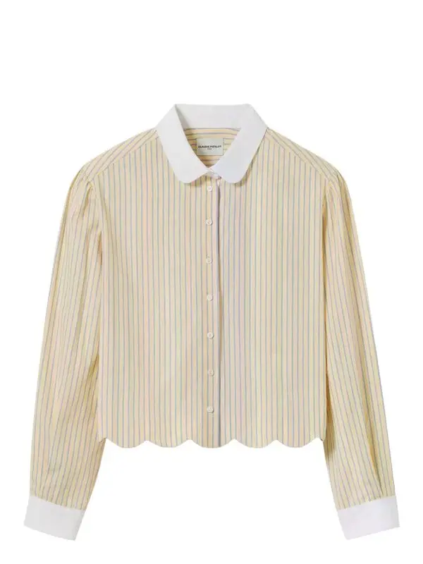 Claudie Pierlot Striped Shirt - Yellow