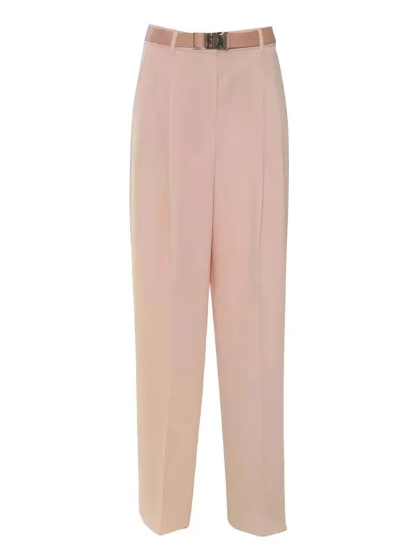 Max Mara Neottia Belted Trousers - Pink