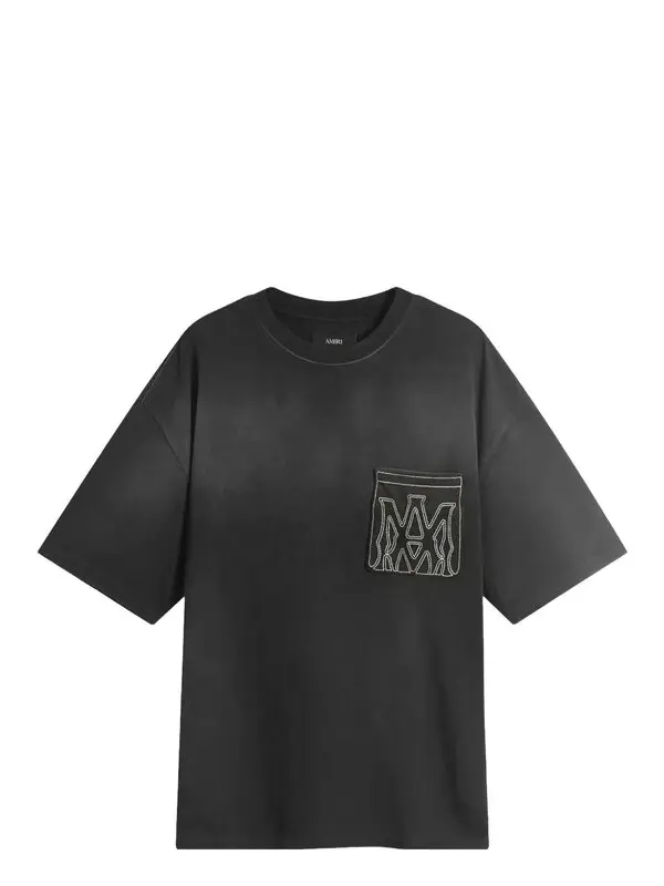 Amiri Ma Outline Pocket T-shirt - Black