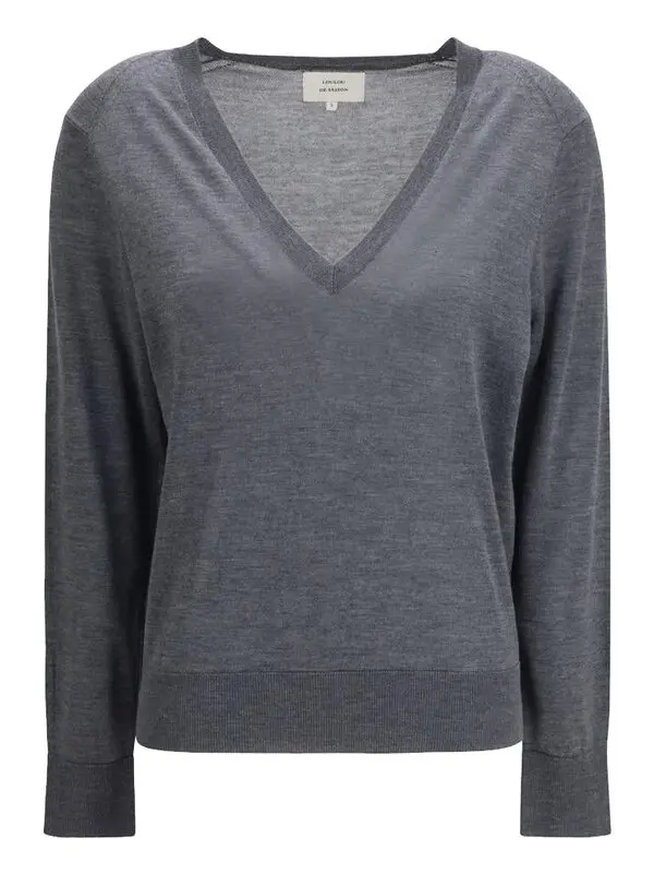 Loulou De Saison Julio Cashmere Sweater - Grey