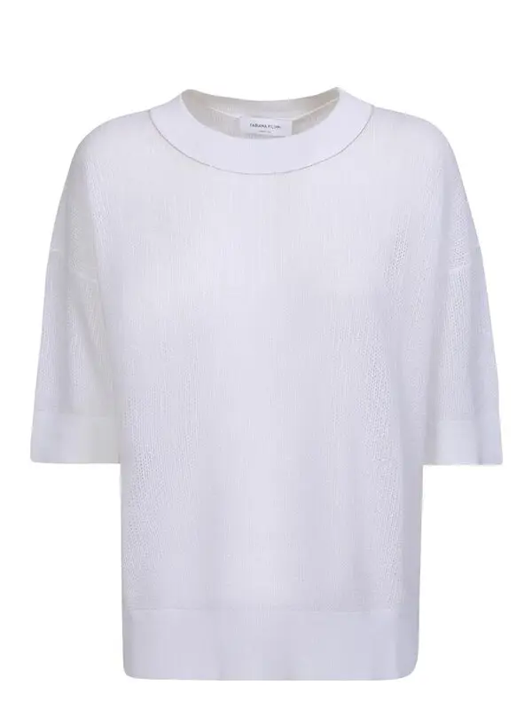 Fabiana Filippi Organic Cotton Knitwear - White
