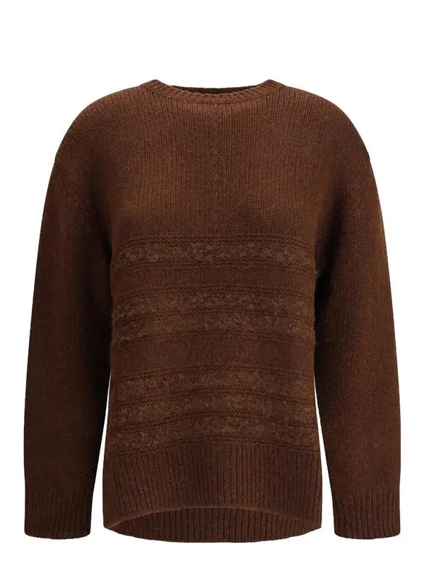Fabiana Filippi Camel Hair Sweater - Brown