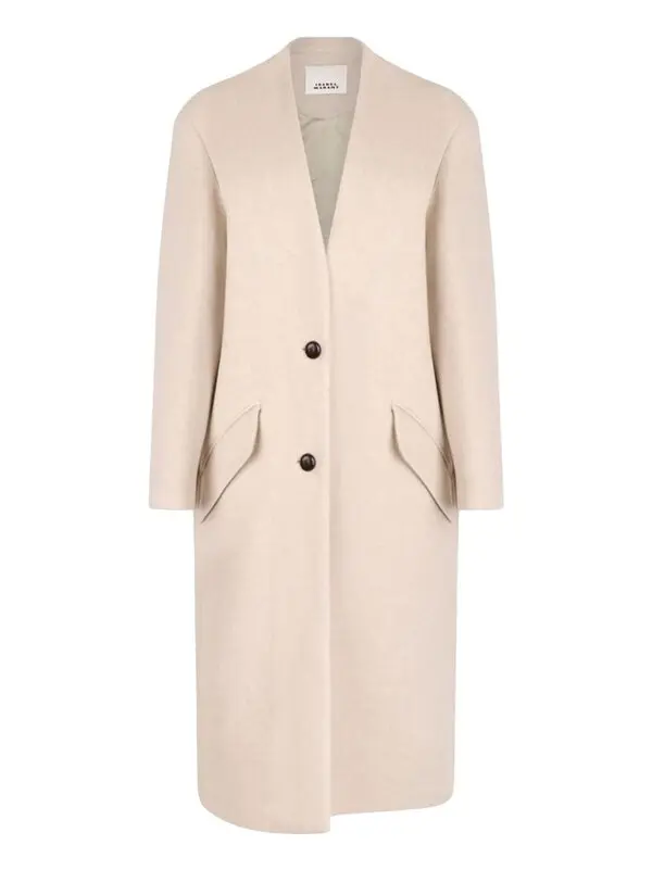 Isabel Marant Florane Wool-blend Coat - Beige