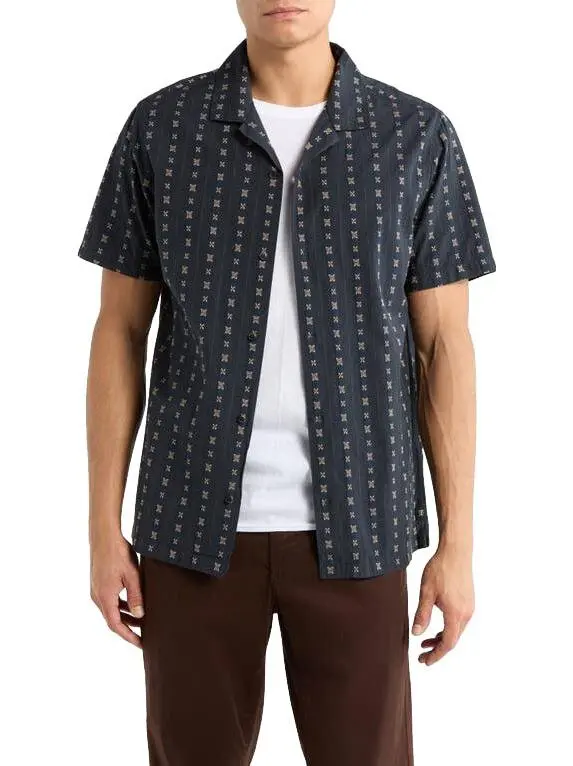 ROARK Gonzo Organic Cotton Camp Shirt - Dark Navy