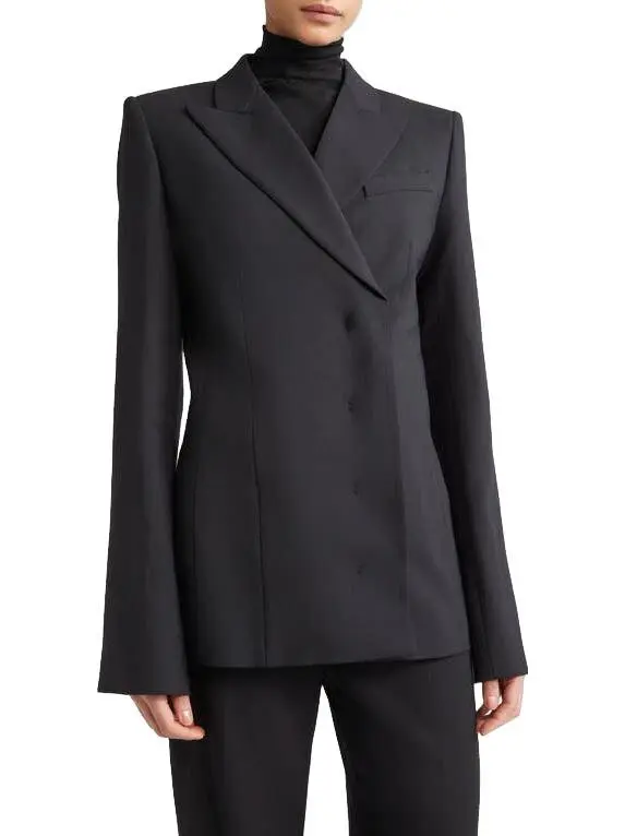 Sportmax Cocco Double-breasted Blazer - Black