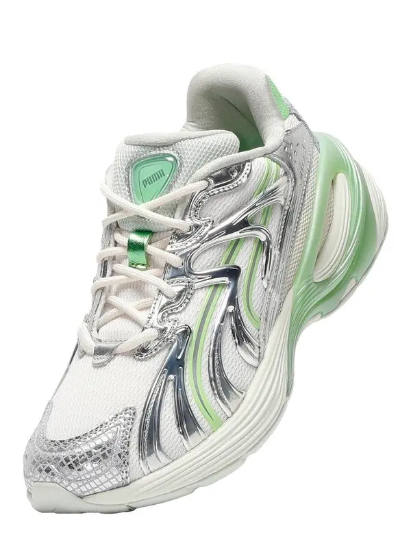 PUMA Inverse Light Beam Sneakers - Warm White/spring Fern/sage