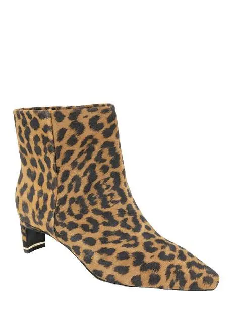 KENNETH COLE Miranda Pointed Toe Boots - Leopard Suede