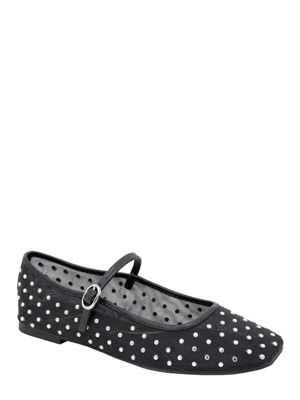 KENNETH COLE Jasper Mary Jane Flat - Black Mesh