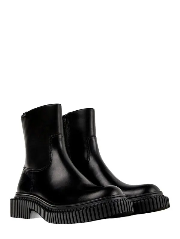 Camper Pix Berlin Zip Boots - Black Black