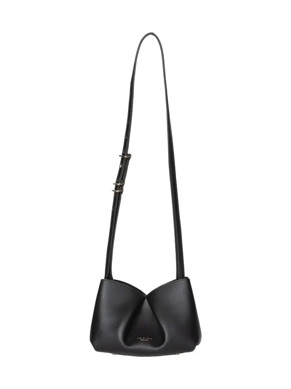 Rag & Bone Small Bloom Leather Crossbody Bag - Bla