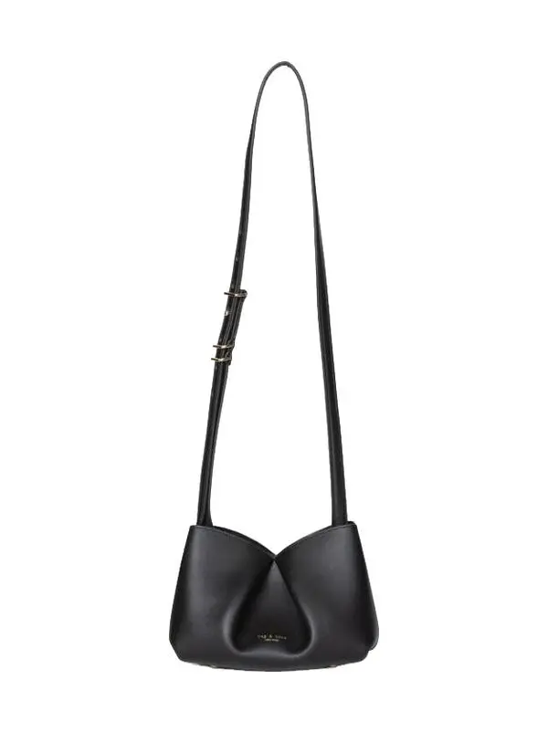 Rag & Bone Small Bloom Leather Crossbody Bag - Bla