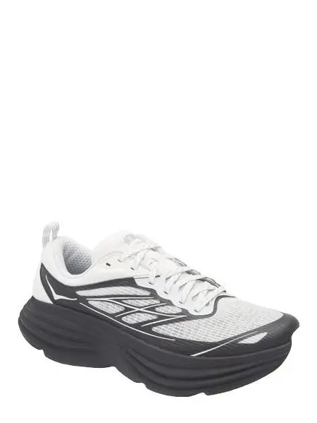 Hoka Bondi Caged Sneaker - Frost/black