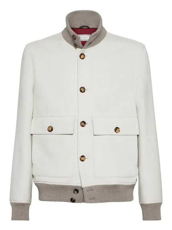 Brunello Cucinelli Hand-finished Bomber Jacket - Panama