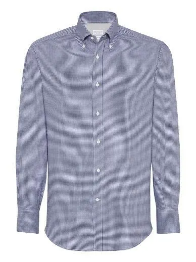 Brunello Cucinelli Button-down Collar Shirt - Blue