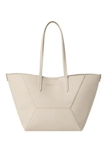 Brunello Cucinelli Calfskin Small Bc Duo Bag - Ivory