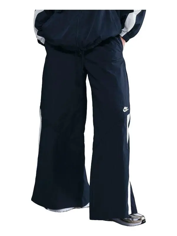 Nike Sportswear Wide-leg Pants - Midnight Navy/sail