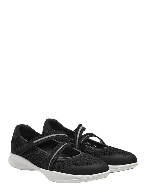 Vivaia Round-toe Mary Jane Sneaker Flats - Black