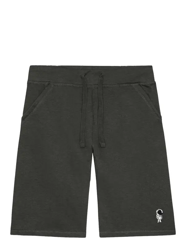 DALIX Relaxed Fit Fleece Short - Charcoal Htr